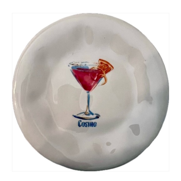 Pier 1 | Dining | Pier Appetizer Plate With Cosmo Drink Design New ...